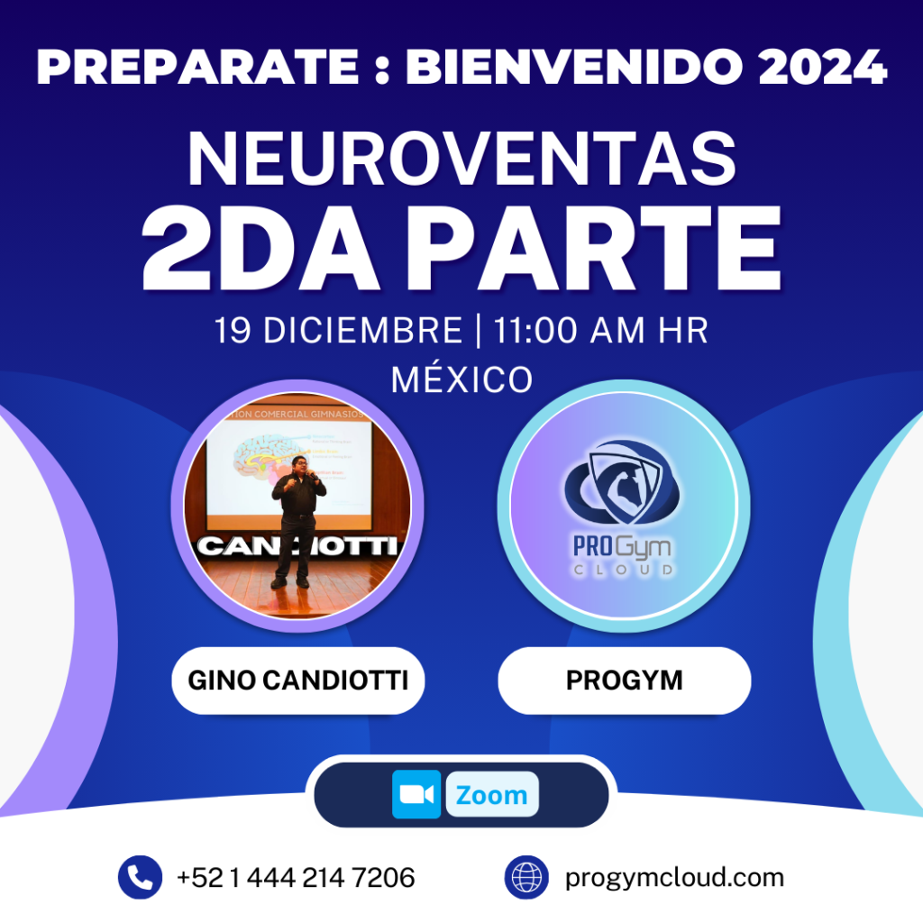 Prepárate: Bienvenido 2024 – Software ProGym Cloud para Gimnasios